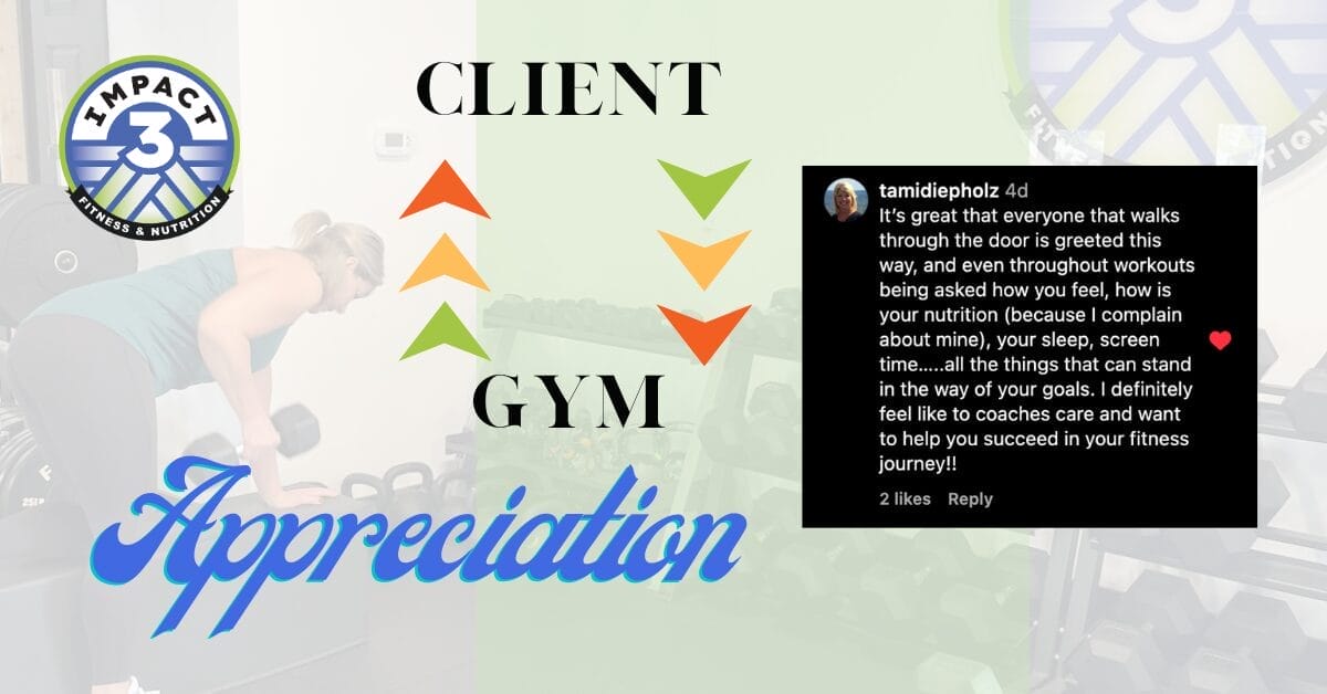 Blog - Impact 3 Fitness & Nutrition