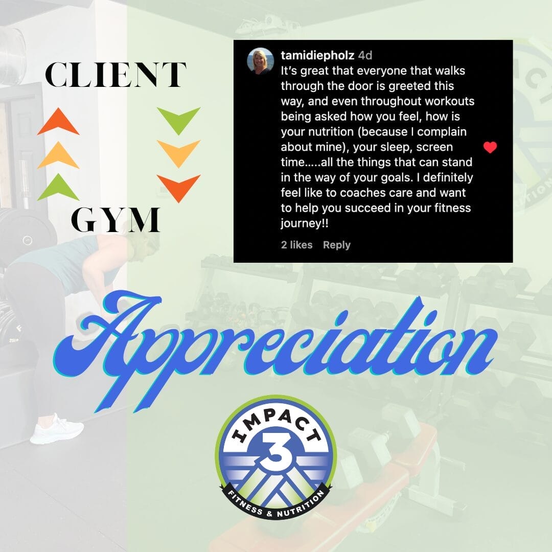 Client Gym Appreciation: Tami D.